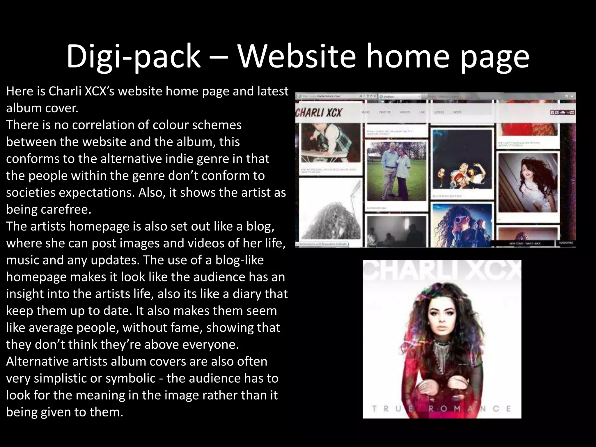 Similar artist - Charli XCX | PPT