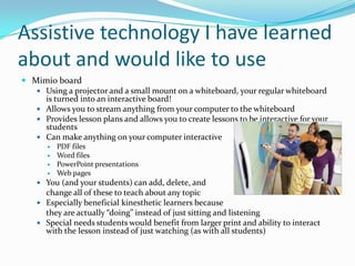 Charlotte assistive tech ppt | PPT