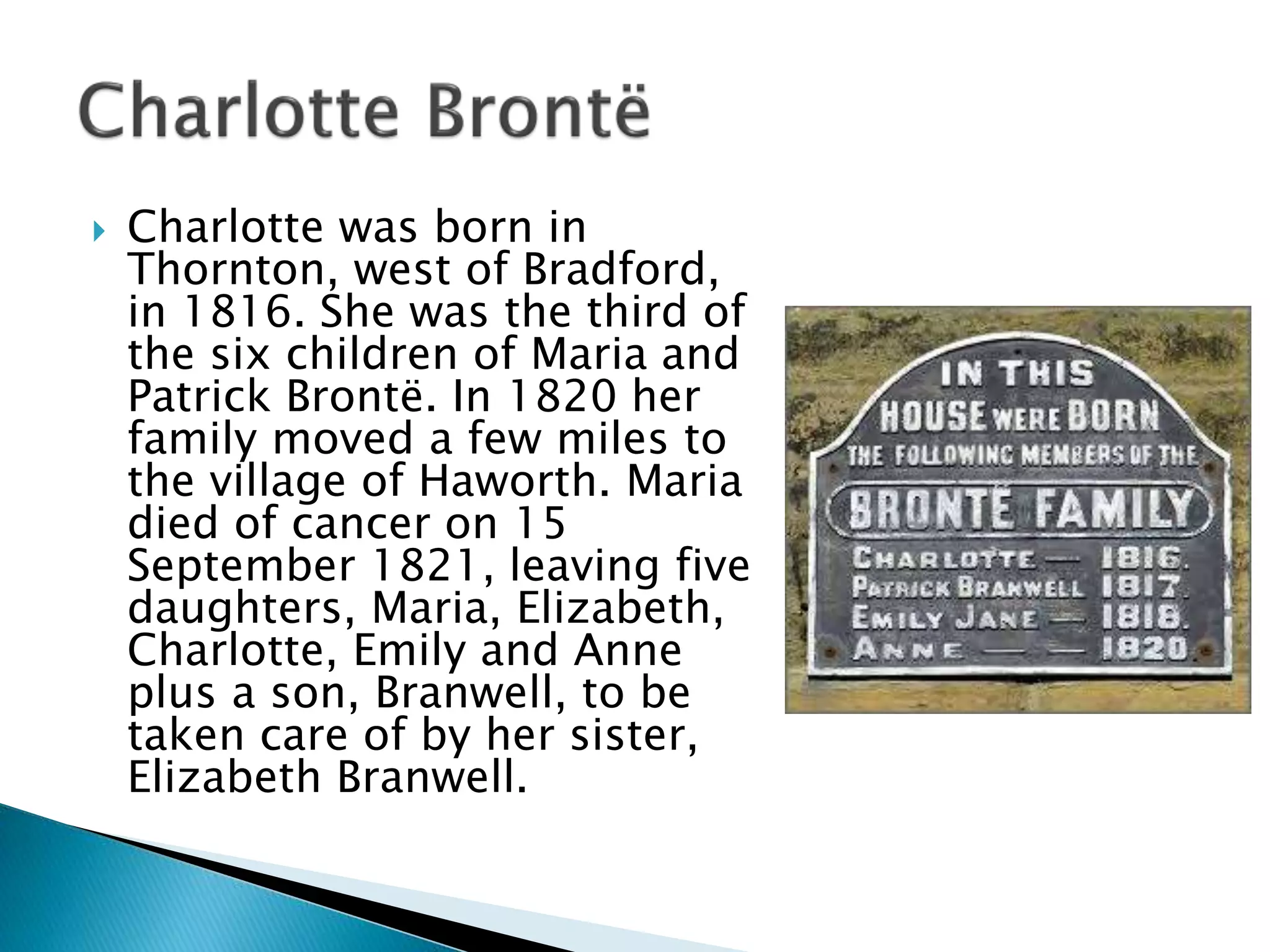 Charlotte Brontë | PPTX