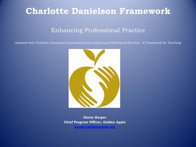 Charlotte Danielson Framework PP | PPTX | Professional School ...