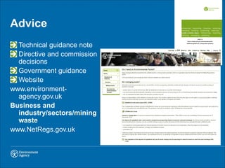 Complying with mining waste directive - Charlotte Danvers | PPT