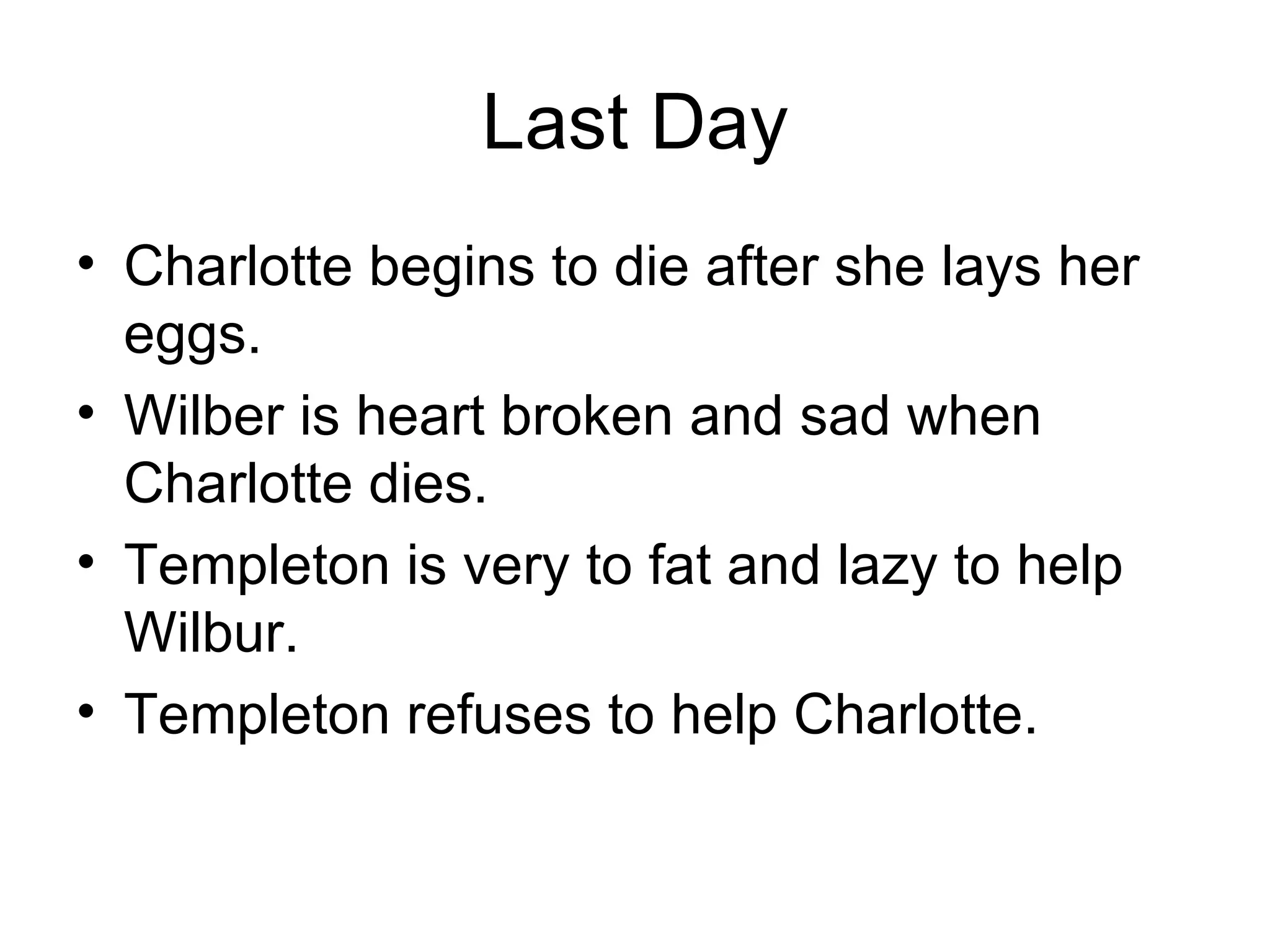 Charlotte's Web Point of View Power Point | PPT