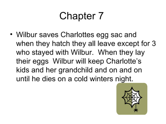 Charlotte's Web Project | PPT