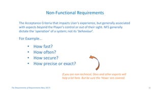 The Requirements of Requirements | PPTX