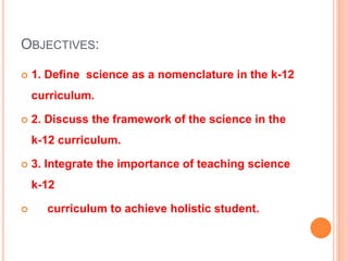 Science Curiculum | PPTX