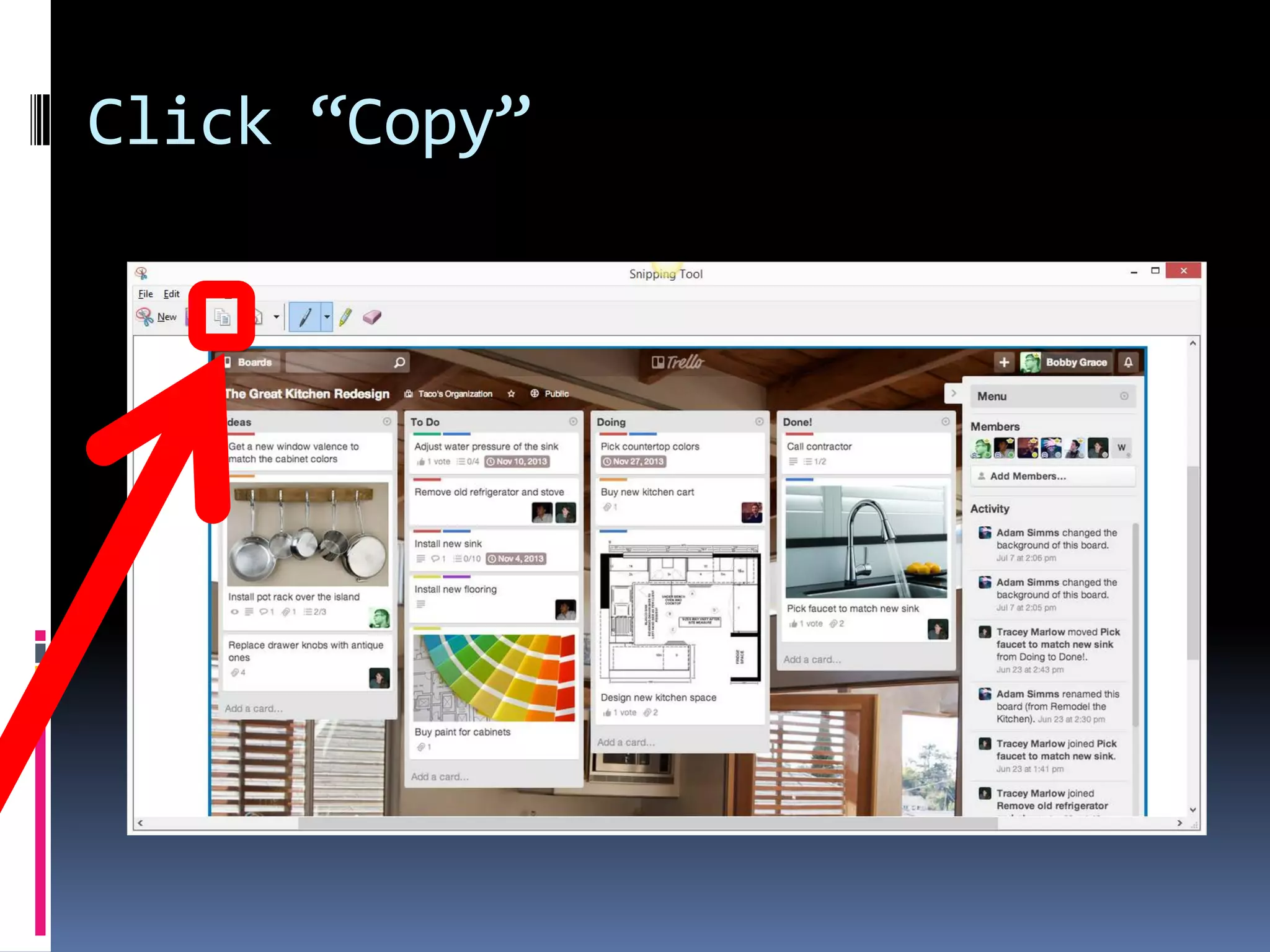 Create Screenshots on Windows 8 Using Snipping Tool | PDF