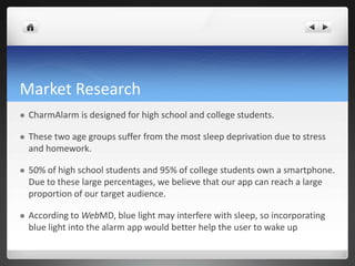 Charm Alarm: Team WiSci in the 2013 Technovation Competition | PPTX ...