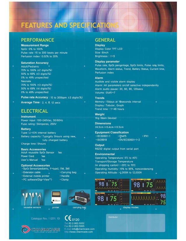 Charmcare accuro color new | PDF