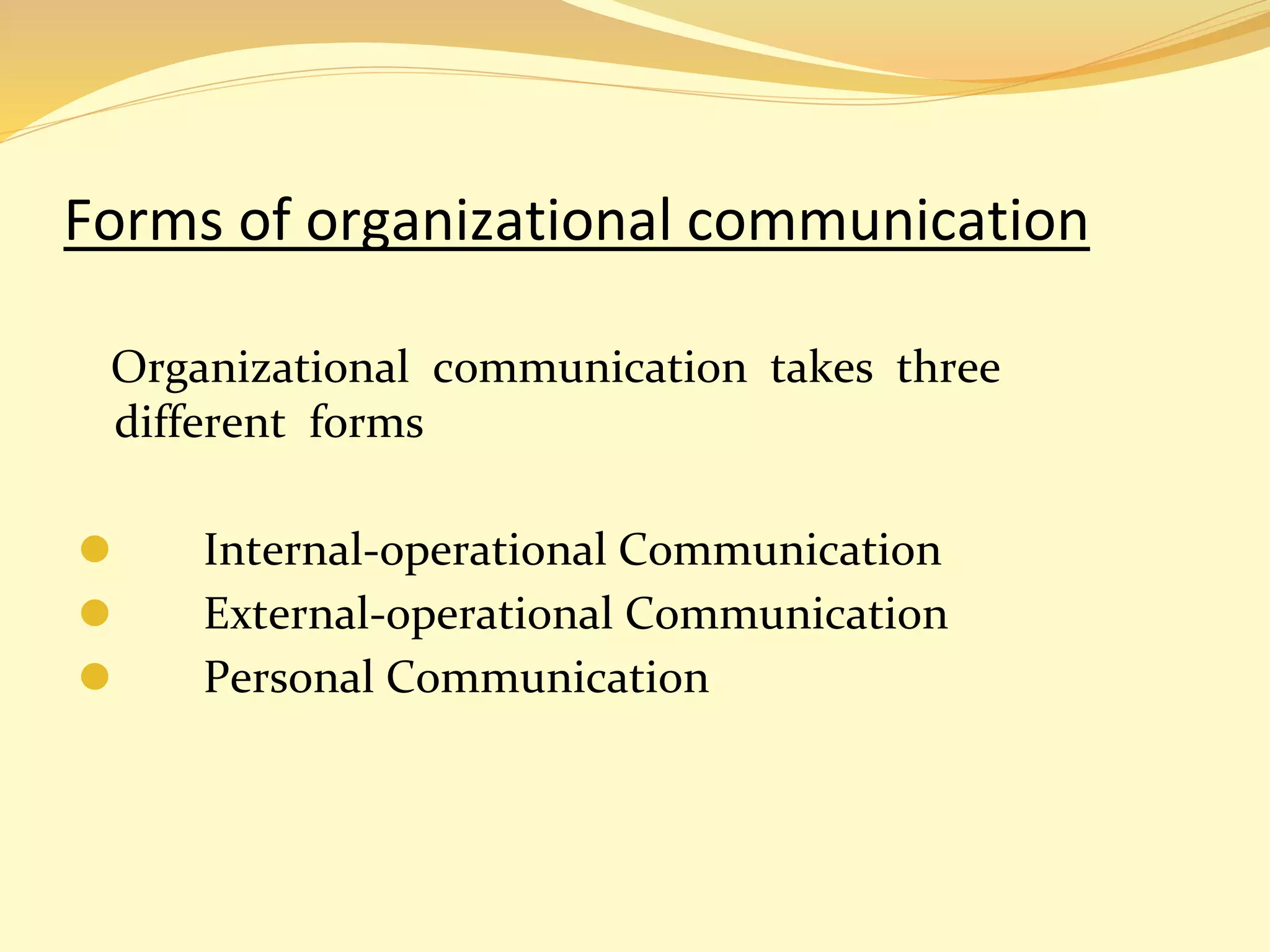 Levels of communication | PPTX