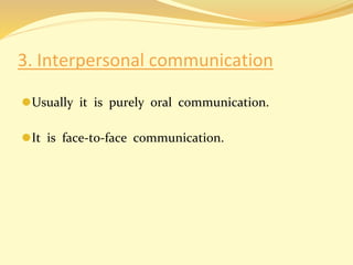 Levels of communication | PPTX