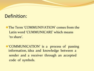 Levels of communication | PPTX