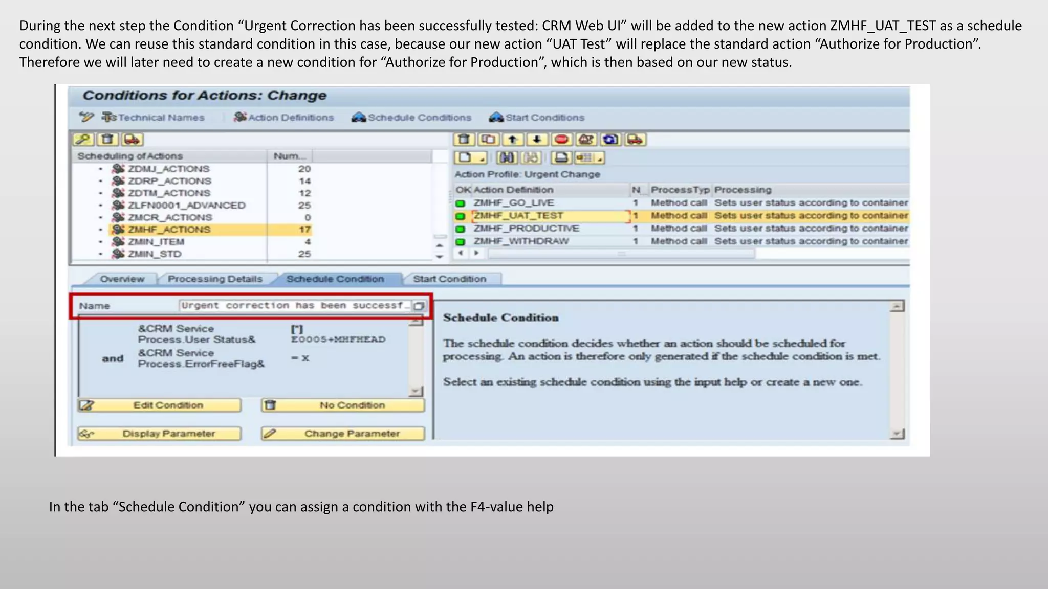 Charm workflow for urgent changes while adding node | PPTX