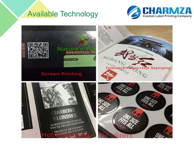 Catalogue about Charmza Label | PPT