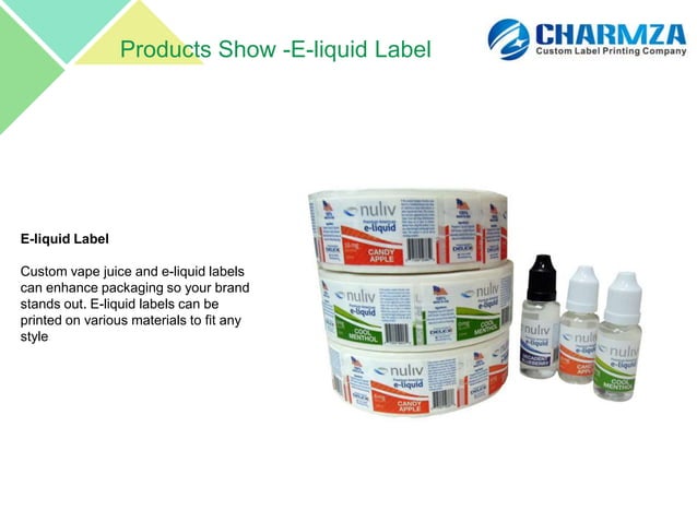 Catalogue about Charmza Label | PPT