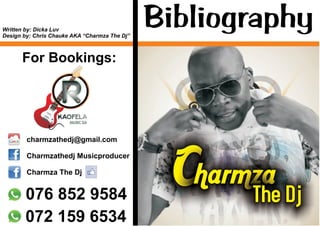 Charmza The Dj Biography | PDF
