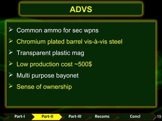Characteristics of Indian Small,Arms | PPT
