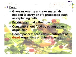 Char of lv things & necess of life | PPT