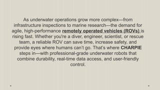 A Reliable ROV Designer & Manufacturer, Charpie.cn