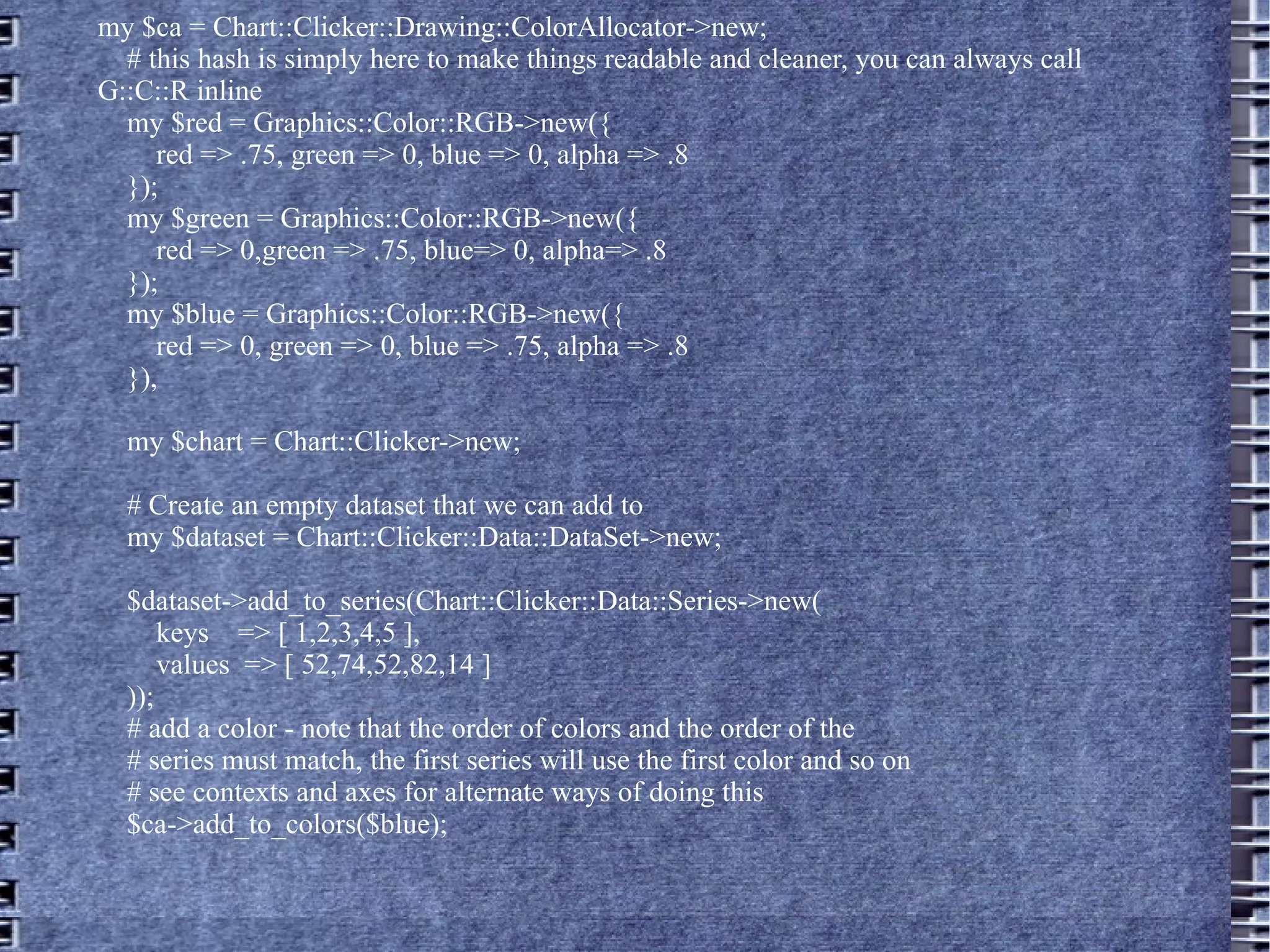 Chart clicker presentation | ODP