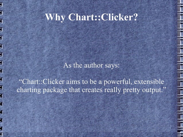 Chart clicker presentation | PPT