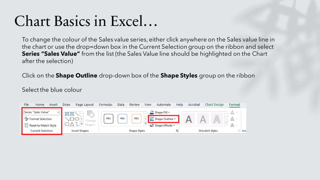 Basics of Creating Graphs / Charts using Microsoft Excel | PDF | Technology & Computing
