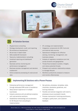 Business Intelligence Solutions | PDF | Cloud Computing | Internet