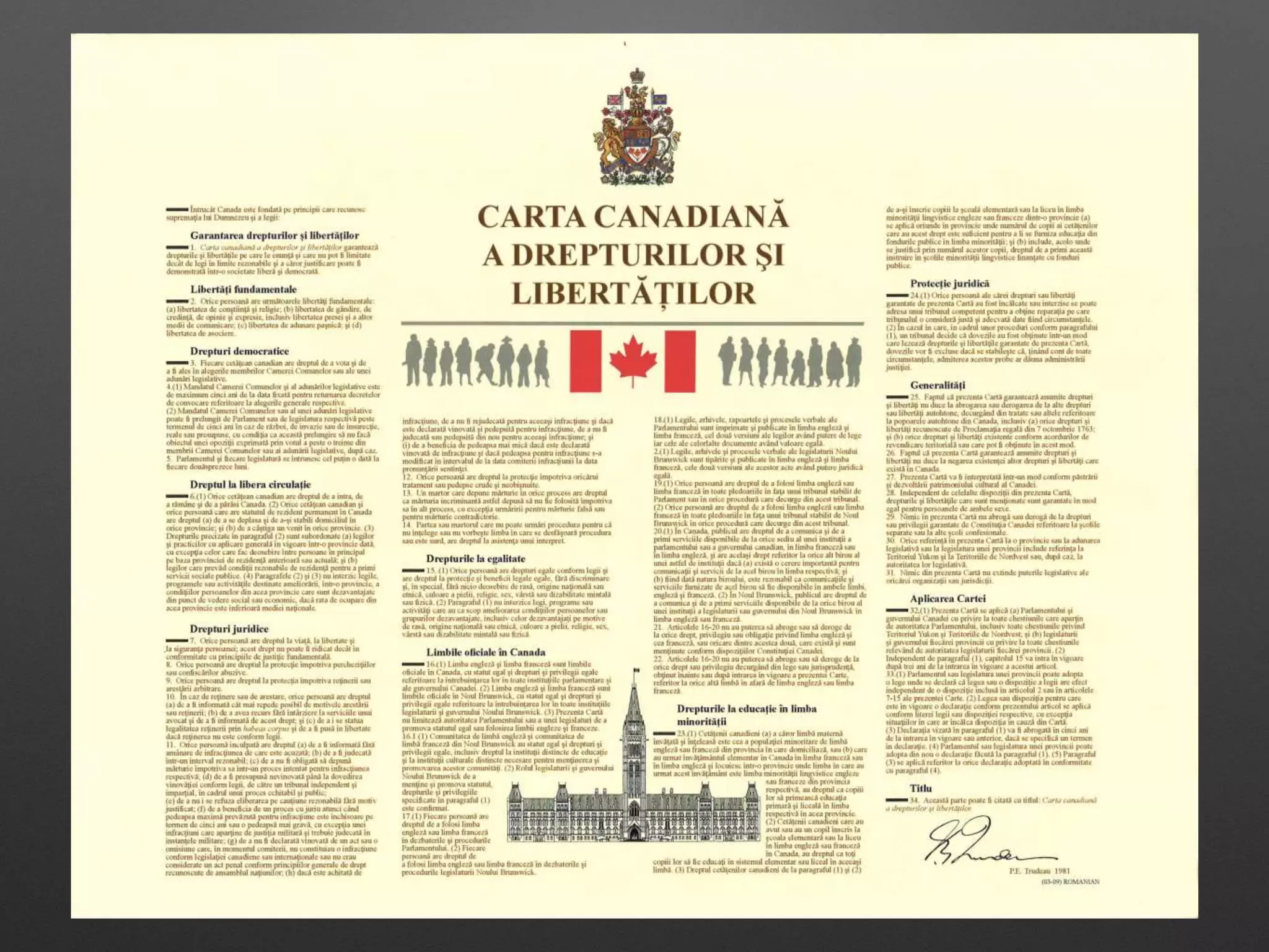 Canada's Charter of Rights and Freedoms | PPTX