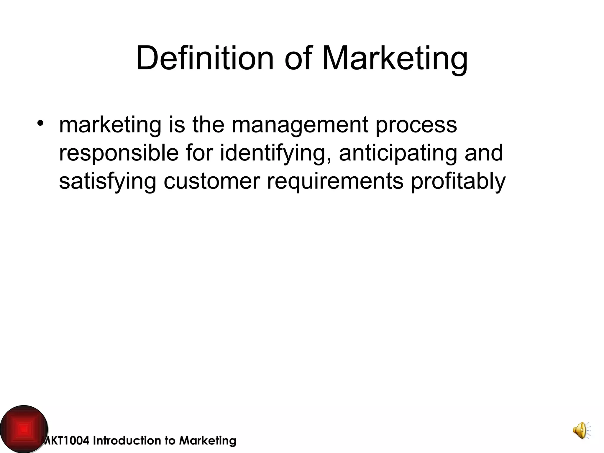 Chartered Institute Of Marketing Definition | PPT