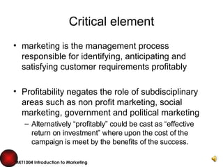 Chartered Institute Of Marketing Definition | PPT