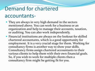 Chartered accountants ppt | PPTX