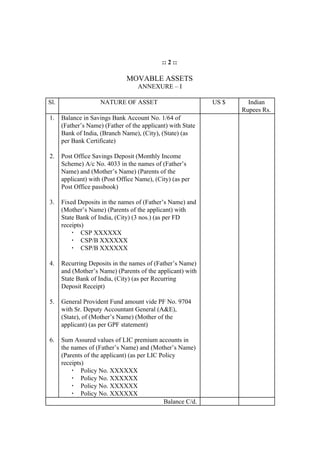 CA Statement for f1 visa sample | PDF