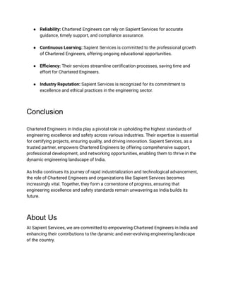 Chartered Engineer in India | PDF