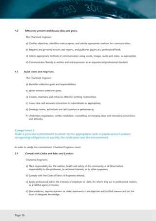 Chartered Engineer Regulations | PDF