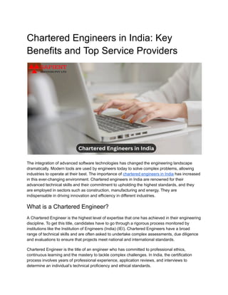 Chartered Engineers in India_ Key Benefits and Top Service Providers ...