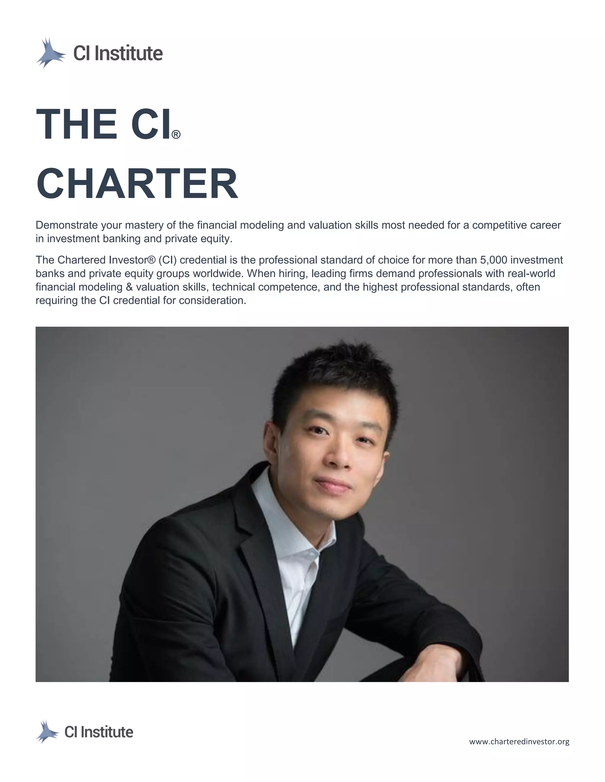 Chartered Investor Designation Teaser | PDF