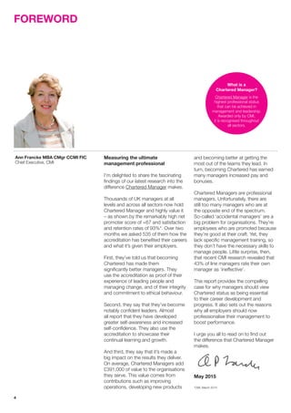 Chartered Manager 2015 Report | PDF