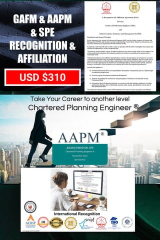 Chartered Planning Engineer certification | PDF