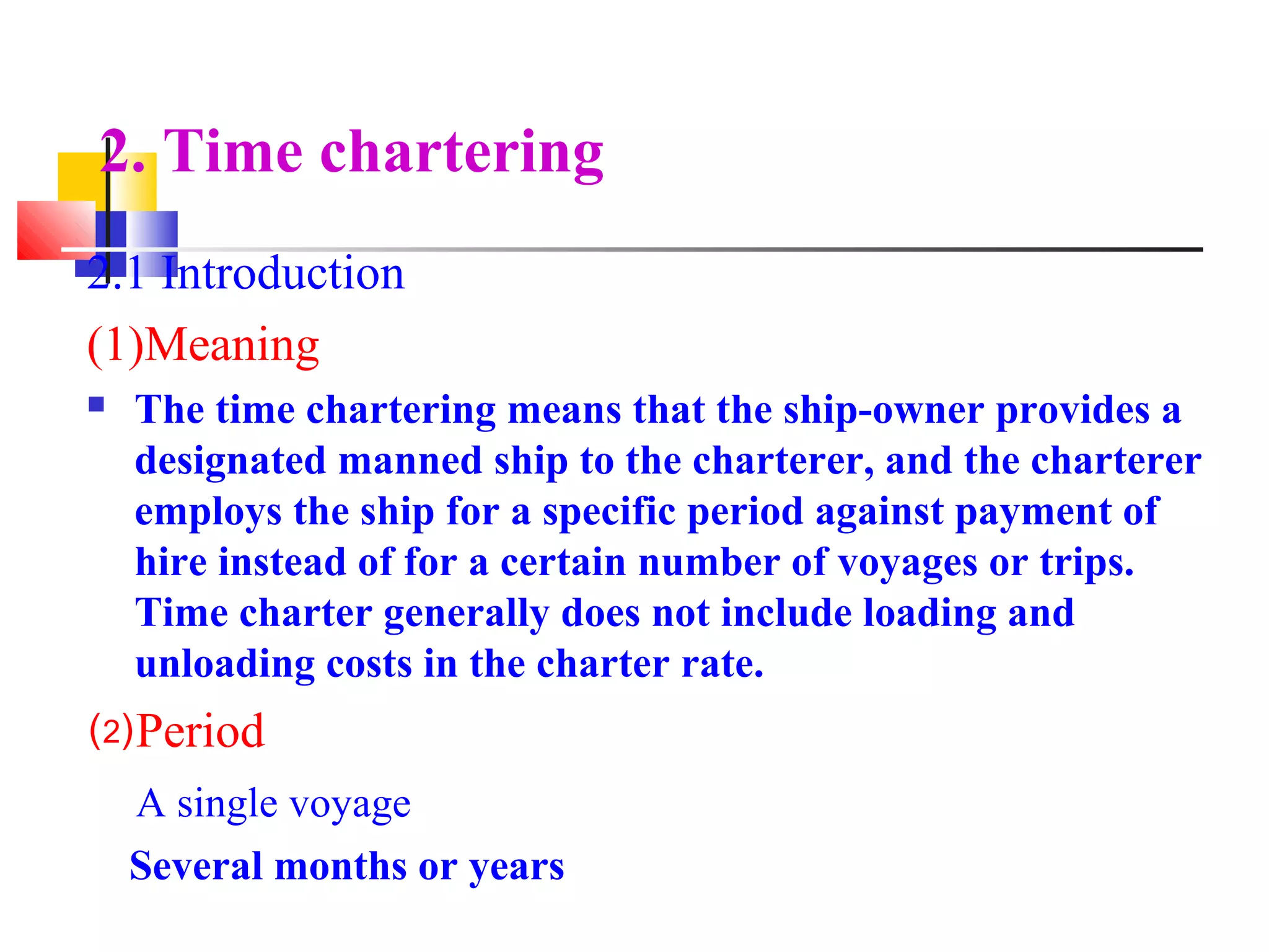 Chartering | PPT