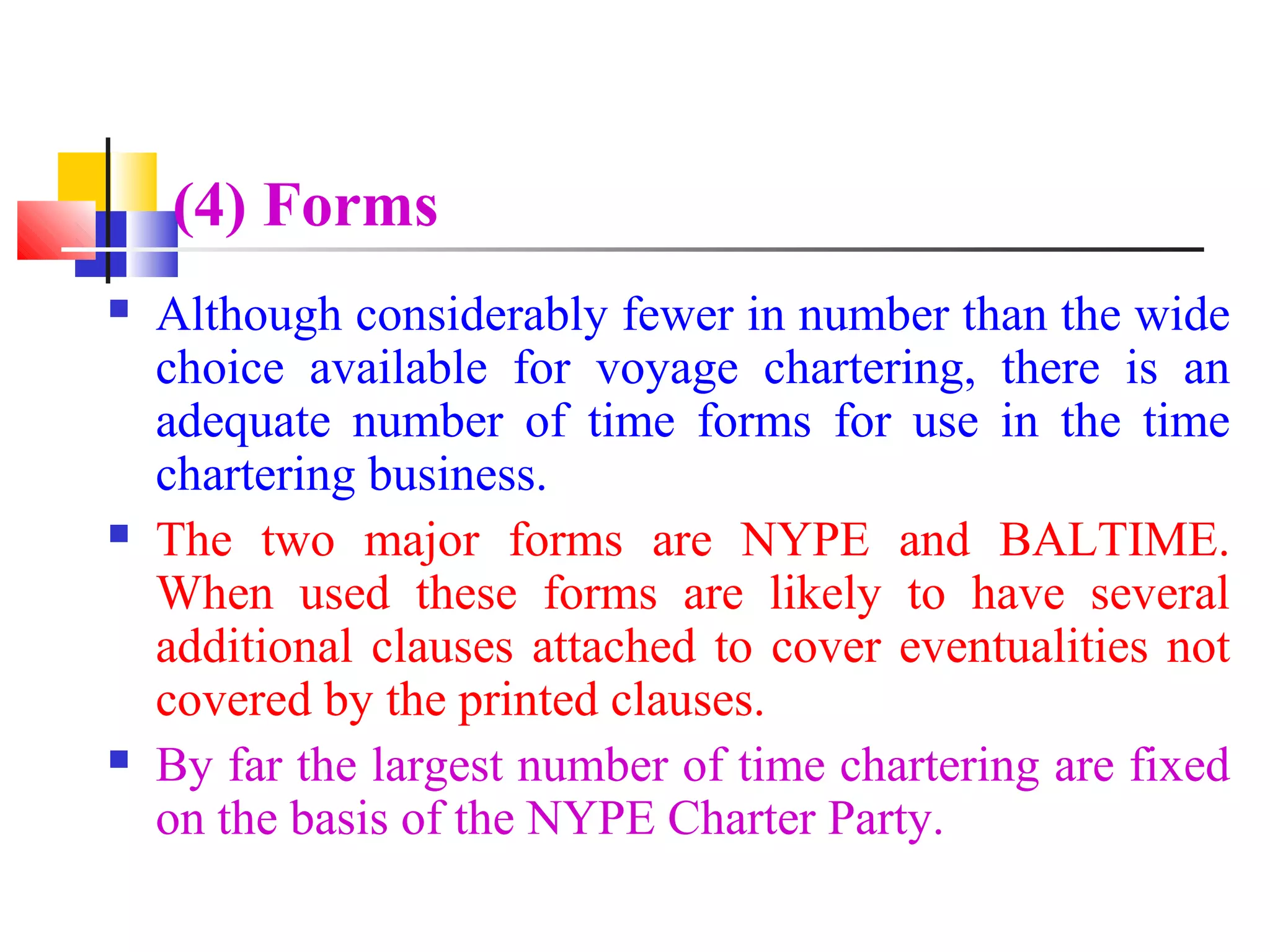 Chartering | PPT
