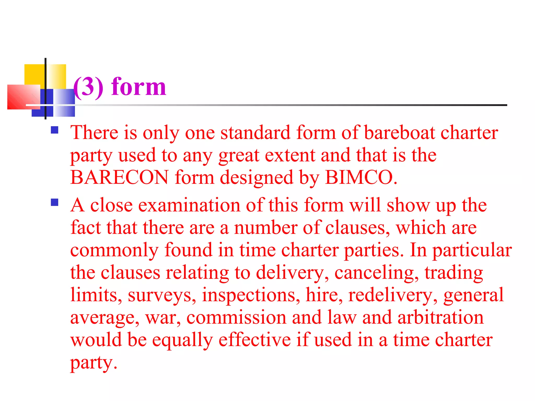 Chartering | PPT