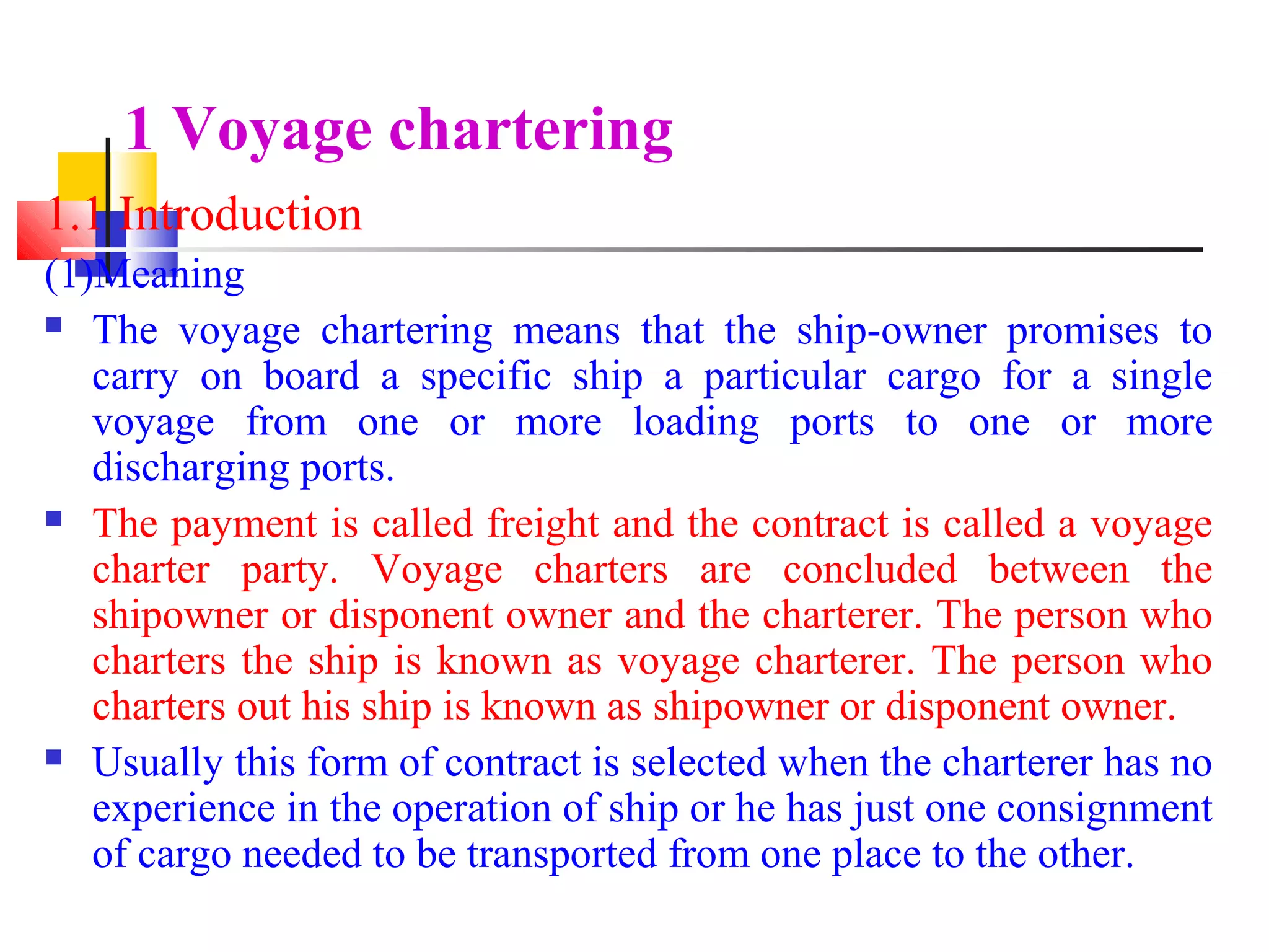 Chartering | PPT