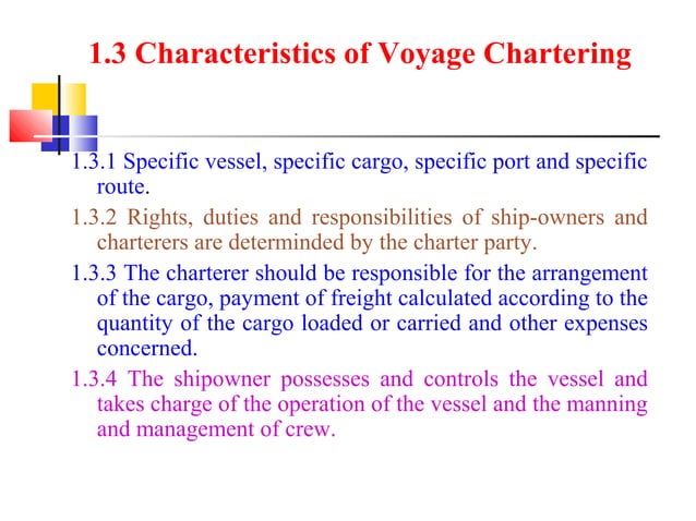 Chartering | PPT