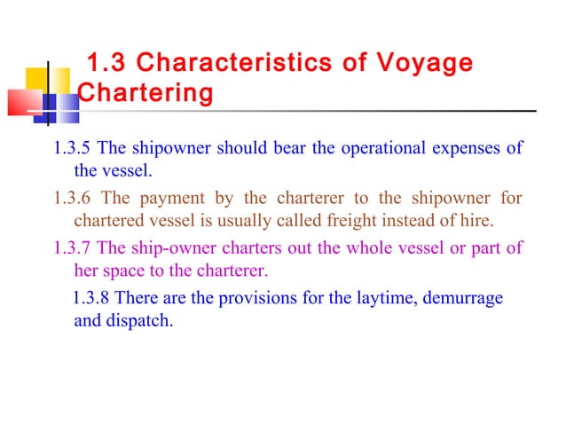 Chartering | PPT