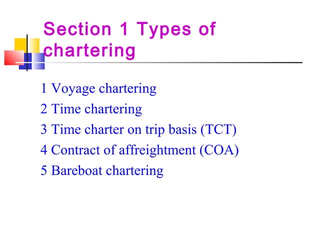 Chartering | PPT