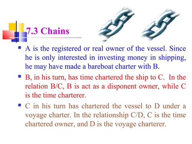 Chartering | PPT
