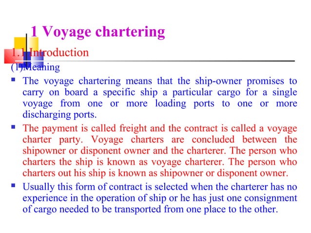 Chartering | PPT
