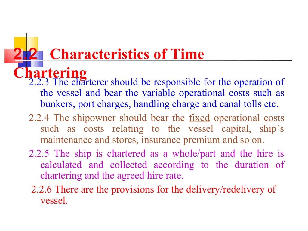 Chartering
