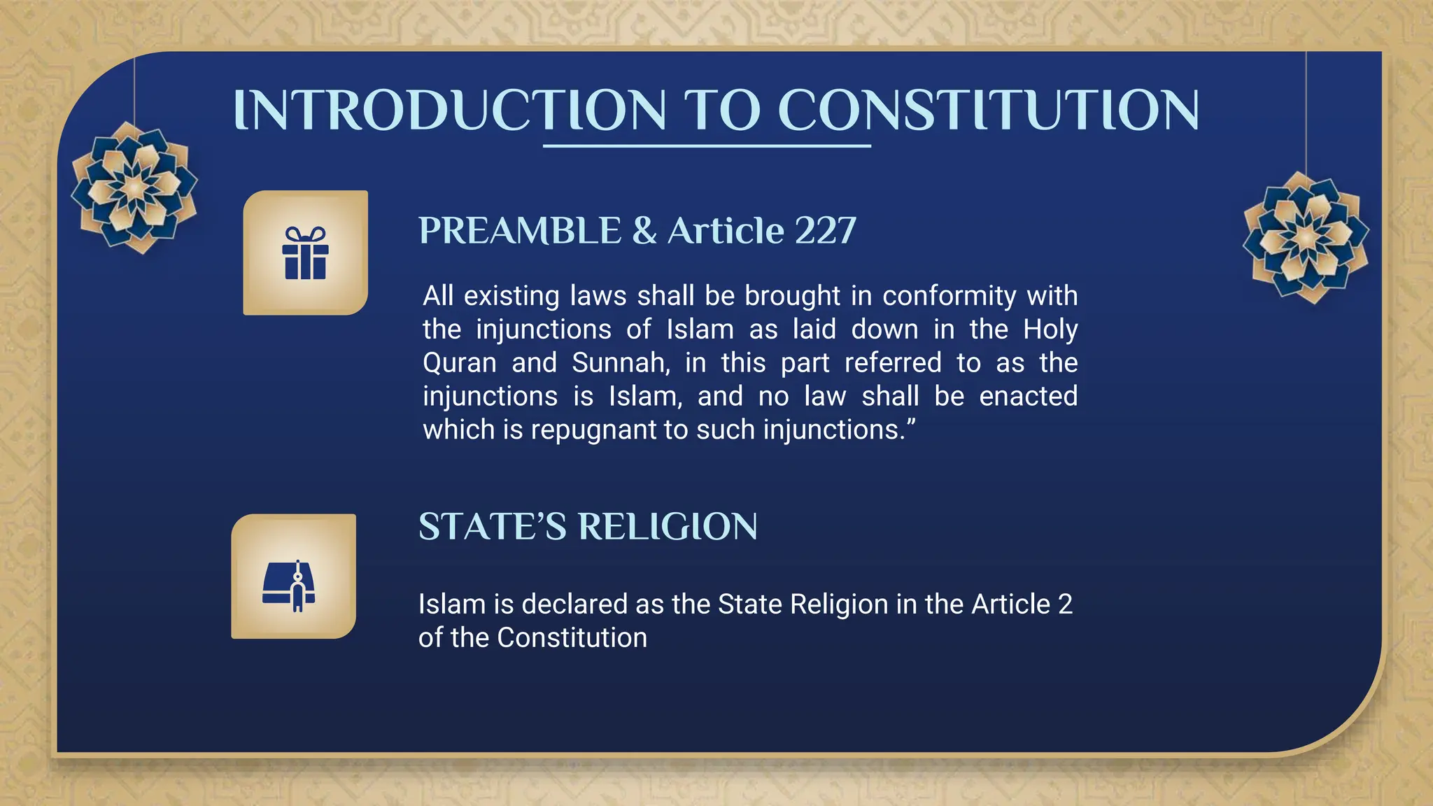 Charter of Medina and Constitution of Pakistan | PPTX