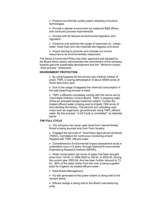 Case study of pulp-paper-industry | PDF