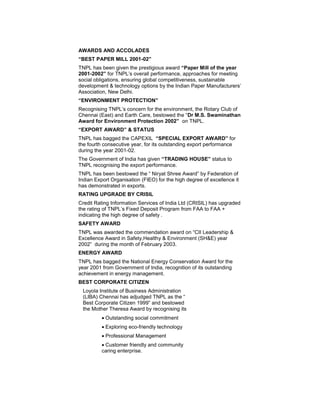 Case study of pulp-paper-industry | PDF